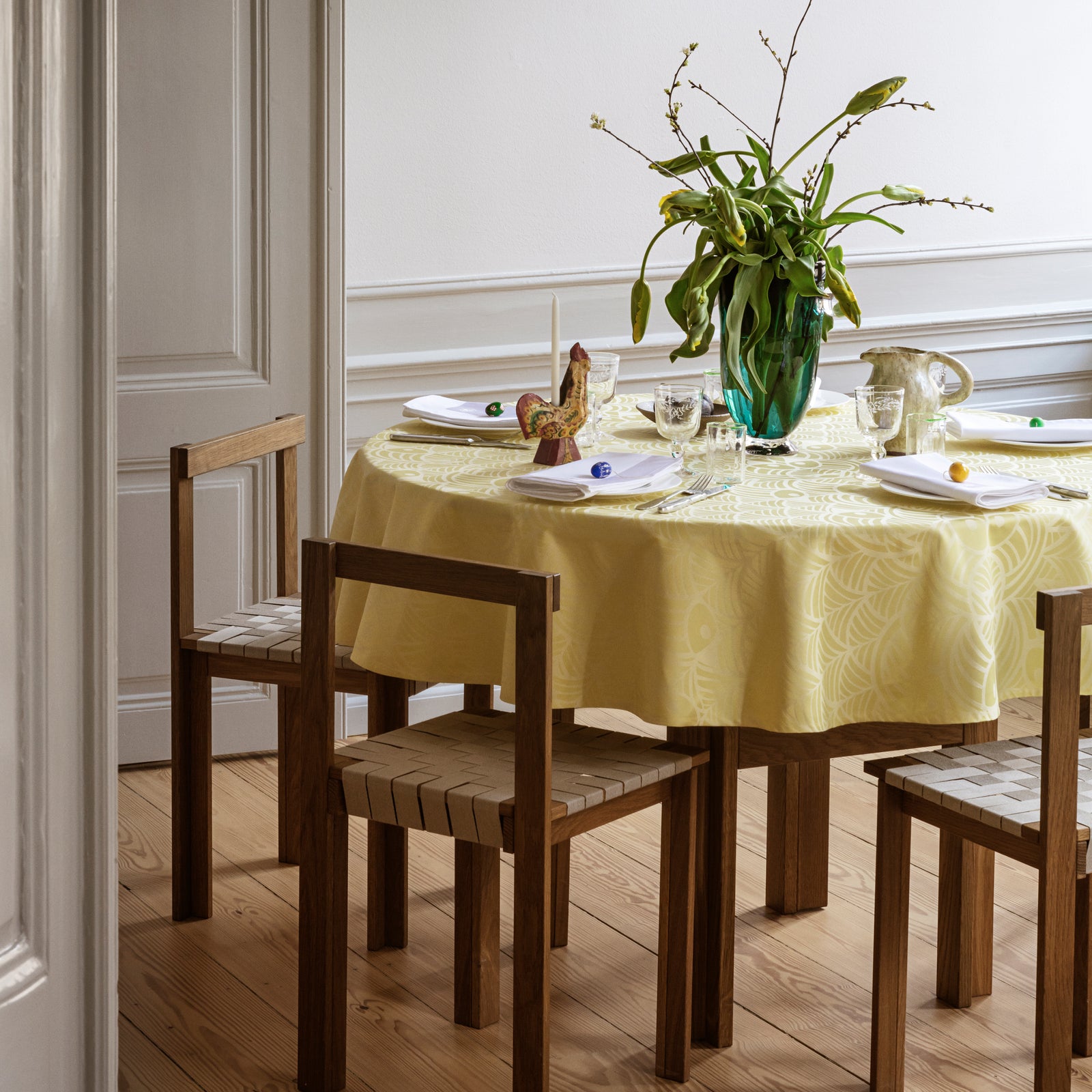 Runde duge i klassisk design til hverdag og fest